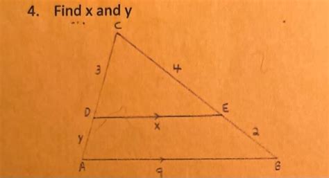 solved 4 find x and v