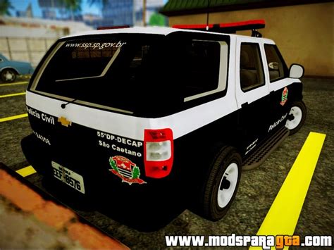 GTA SA Chevrolet Blazer Da Polícia Civil De São Paulo PCESP MODS