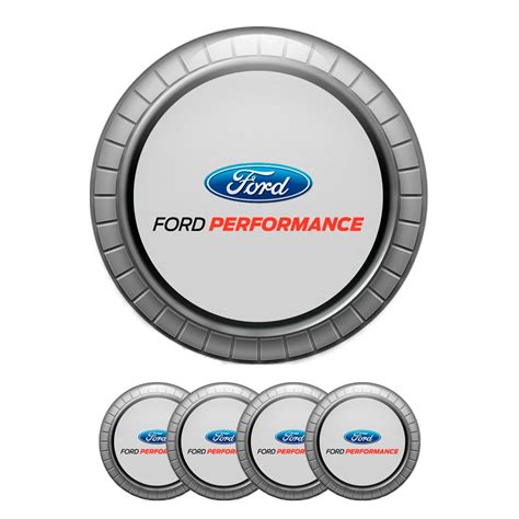 Ford Performance Wheel Stickers For Wheel Center Cap 3D Ring Wheel