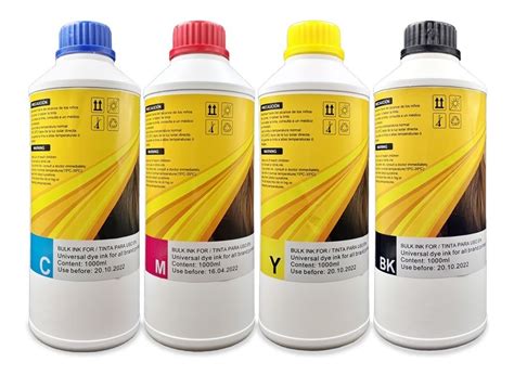 Litro Tinta Universal Tipo Dye Para Impresora Epson Canon Mercado Libre