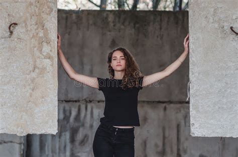 398 Sexy Woman Abandoned Building Stock Photos Free Royalty Free