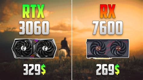 RX 7600 Vs RTX 3060 1080p YouTube