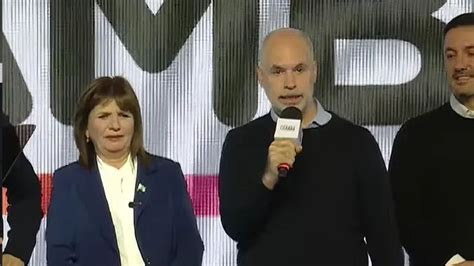 Rodríguez Larreta reconoció el triunfo de Patricia Bullrich Es el