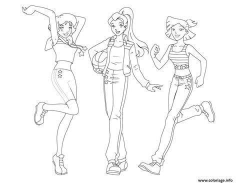 Coloriage Sam Alex Et Clover Fashion JeColorie