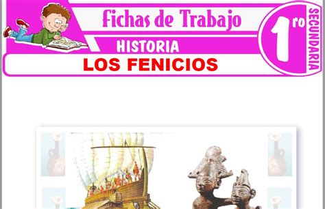 Los Fenicios Para Primero De Secundaria Fichas De Trabajo