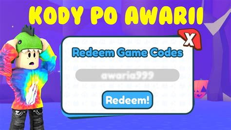 MOCNE KODY PO WIELKIEJ AWARII ROBLOXA W PET SIMULATOR X TO MUSISZ