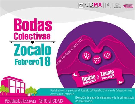 Promoción Bodas Colectivas 2017 en la CDMX Boda gratis y exención de