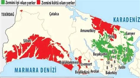 İlçe ilçe duyuruldu İstanbul da depreme dayanıklı ilçeler ve deprem