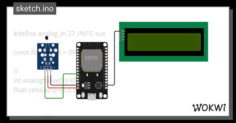 Output Temp Wokwi ESP32 STM32 Arduino Simulator