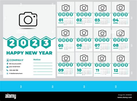 Calendario 2023 para imprimir mensual fotografías e imágenes de alta