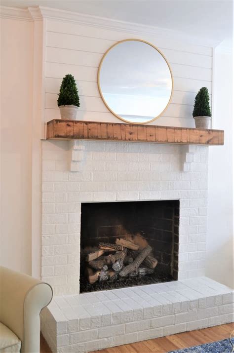 Red Brick Fireplace Makeover Ideas