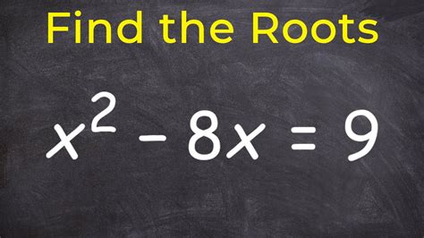 How To Find The Roots Of An Quadratic Equation Free Math Help YouTube