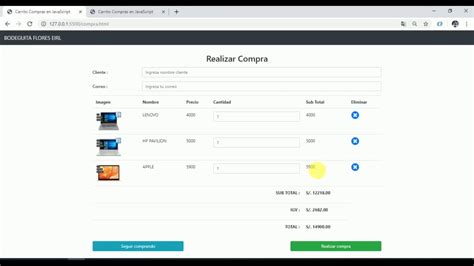 crear un carrito de compras en php y mysql
