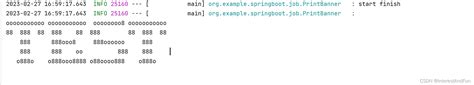 springboot项目启动成功后打印banner 启动spring项目打印banner txt csdn博客