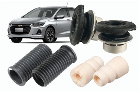 Kit De Coxim Batente E Coifa Do Amortecedor Dianteiro Onix Plus