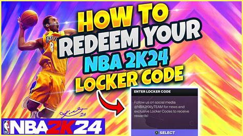 How To Redeem YOUR Locker Codes In Nba 2k24 Unlock Your Bonus Content