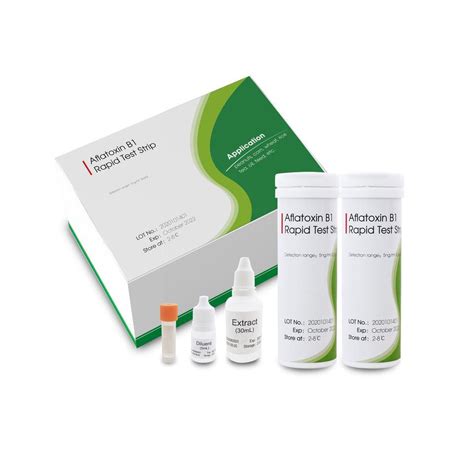 Safety Testing Aflatoxin M1 Rapid Detection Strip Aflatoxin Test Kit