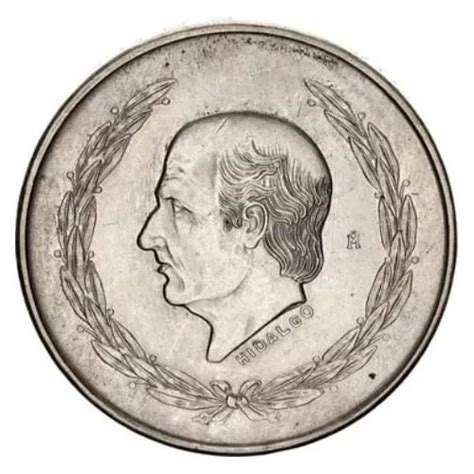 Moneda Pesos Hidalgo Grande Ley Mercadolibre