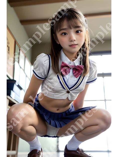 Yahoo オークション 4K高画質 制服しゃがみパンチラ5 AI美女グ