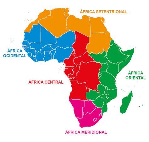 Países da África lista capitais regiões mapa Brasil Escola