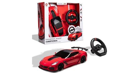 Sharper Image Gm Corvette Real Drive Remote Control Car In Red
