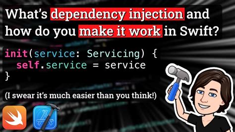 how to implement dependency injection in swift youtube