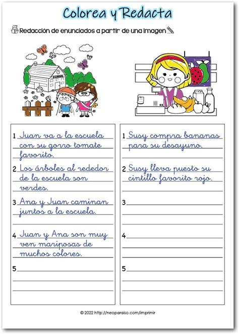 Actividad de Estimulación de Escritura Planeación de Redacción