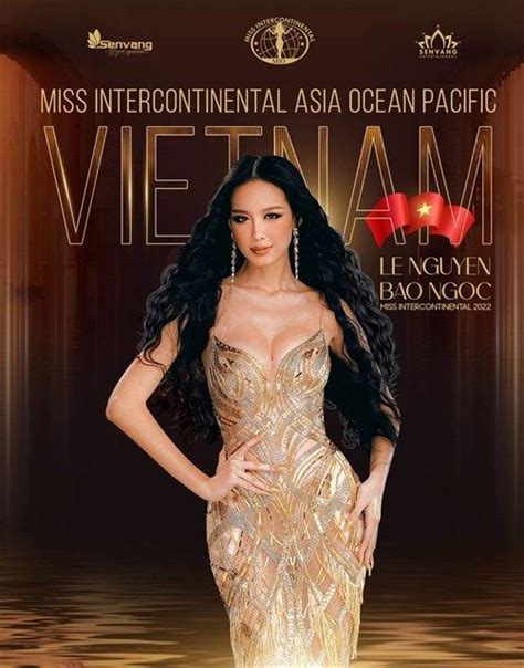 Vietnamese Beauty Le Nguyen Bao Ngoc Crowned Miss Intercontinental 2022