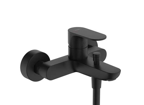 hansgrohe Rebris S bateria wannowo natryskowa ścienna czarny mat