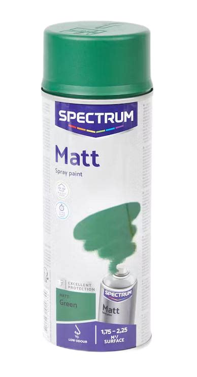 Matowa farba w sprayu Spectrum Zielona 400 ml AGDwSIECI pl Twój