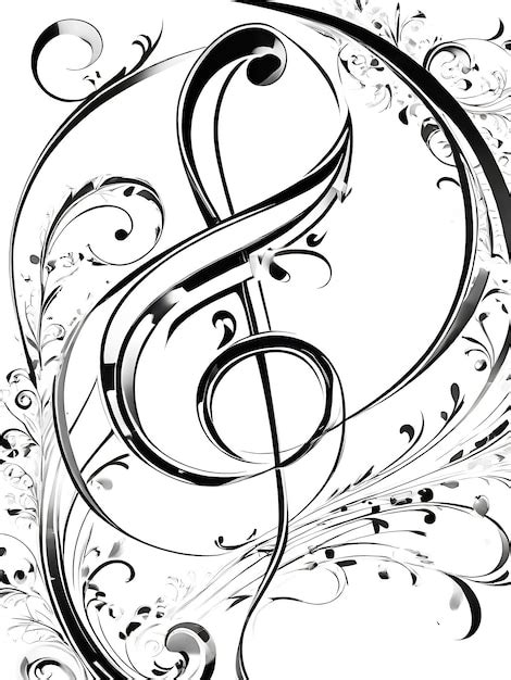 Vector del símbolo de la nota musical Foto Premium