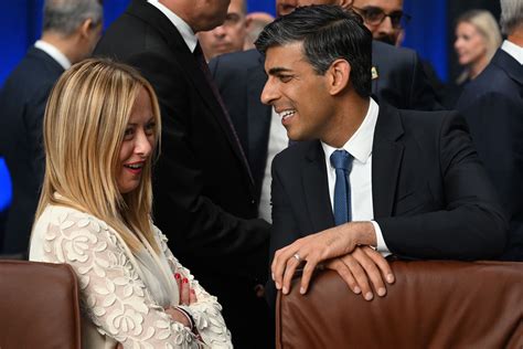 Watch Sunak Speaks At Italian Right Wing Political Festival Before