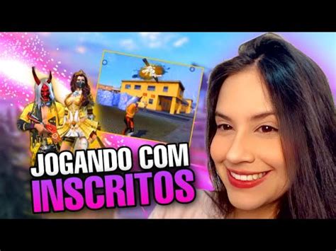 FREE FIRE AO VIVO JOGANDO RANK INSCRITOS SALA 6V6 SEM META