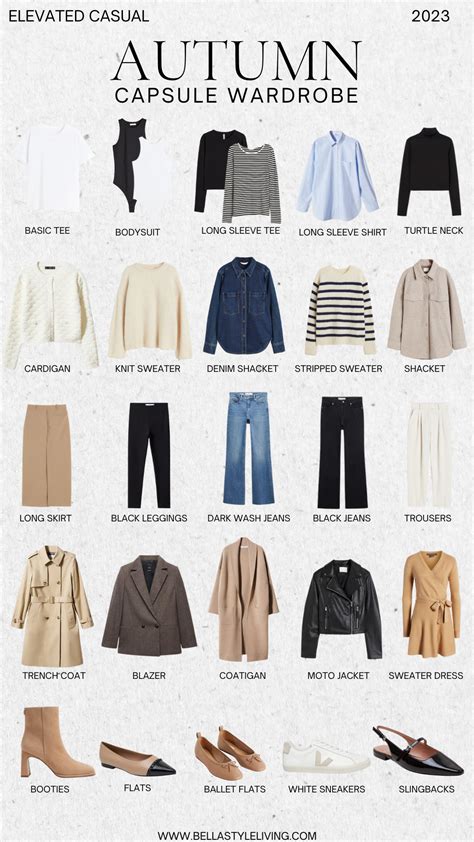 Fall Capsule Wardrobe 2023 12 Essentials To Own In 2023 Capsule