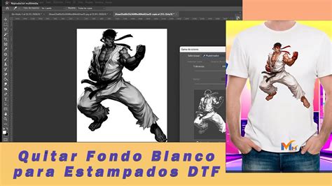 Como Quitar Fondo Blanco De Imagenes Para Estampados Dtf Youtube