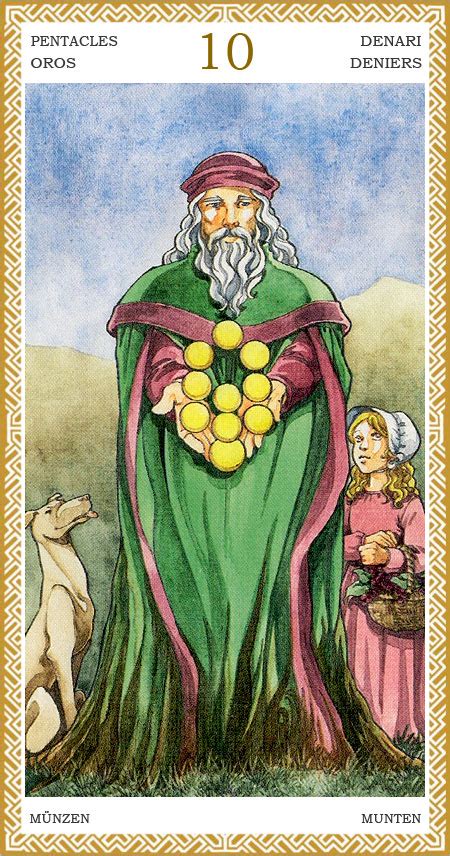 Las Cartas Del Tarot De Oros