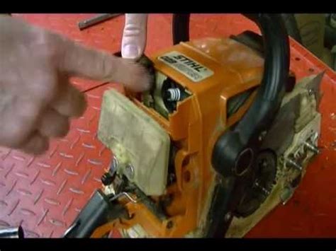 How To Replace The Bar Chain Oil Pump Worm Gear On A Stihl MS 029