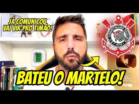 URGENTE DECISÃO TOMADA MARTELO BATIDO NO CORINTHIANS ACEITOU OFERTA