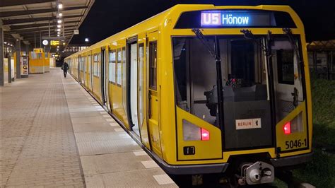 U Bahn Berlin Mitfahrt In Der Kompletten U5 Von Hauptbahnhof Bis