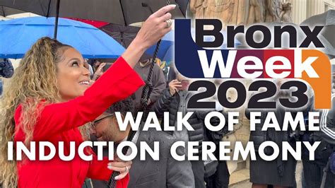 2023 Bronx Walk Of Fame Induction Ceremony YouTube