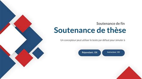 Modèle Présentation Rapport D ouverture De Soutenance De Thèse De Fin D