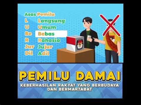 Asas Pemilu Yang Luber Jurdil Menjadi Dasar Pelaksanaan Pemilu 2024