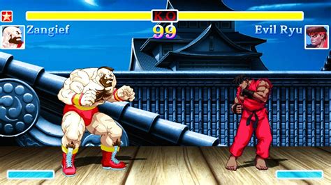 Zangief Vs Evil Ryu Hardest Street Fighter II YouTube
