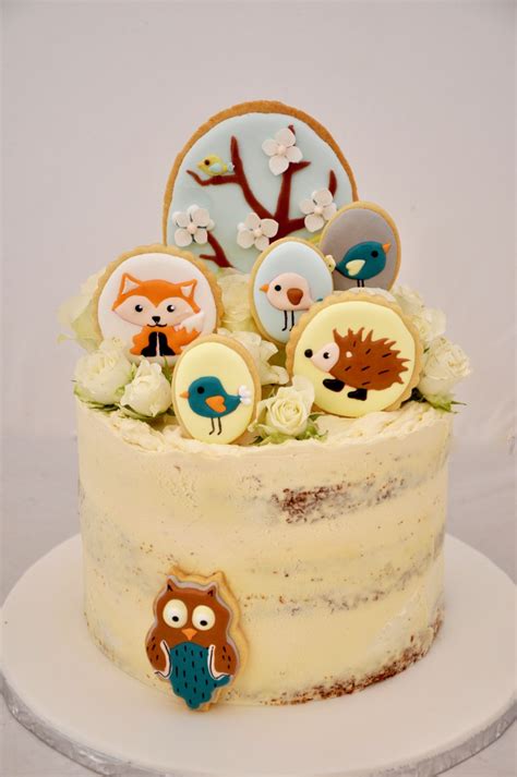 Biscuit Baby Shower Naked Cake