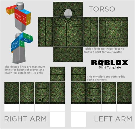 Roblox Army Uniform Template