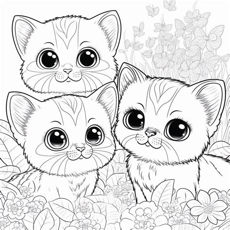 Printable Coloring Pages Of Kittens