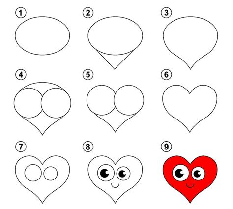 Corazones Chidos Para Dibujar A Lapiz Dibujando Corazones Y Una Rosa