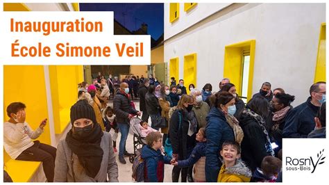 Inauguration De L Cole Simone Veil Youtube