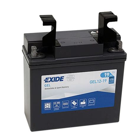 Exide Bike Gel 12 19 G19 Motorradbatterie 12V 19Ah für BMW mit ABS