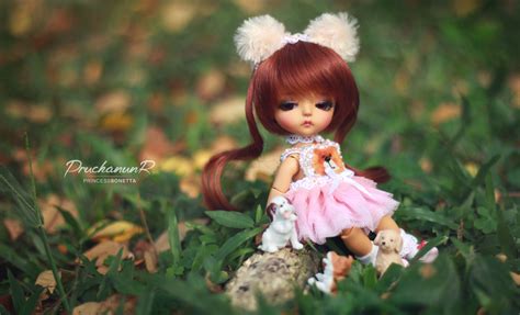 Fondos de pantalla muñeca rosado flor césped primavera niña